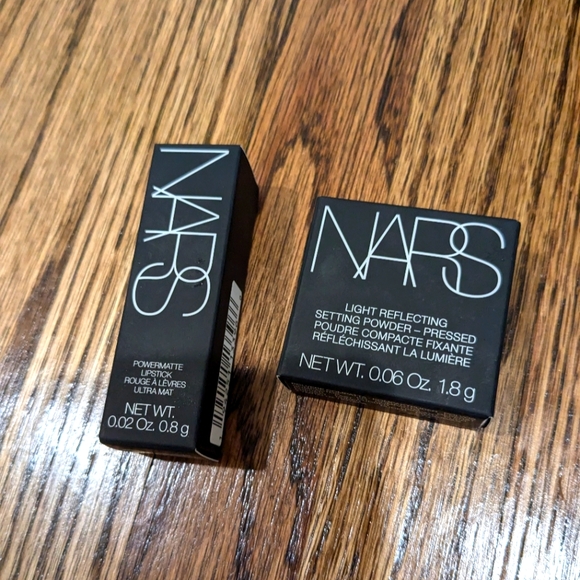 NARS | Makeup | New Nars Mini Powermatte Lipstick In Dragon Girllightreflecting Powder | Poshmark